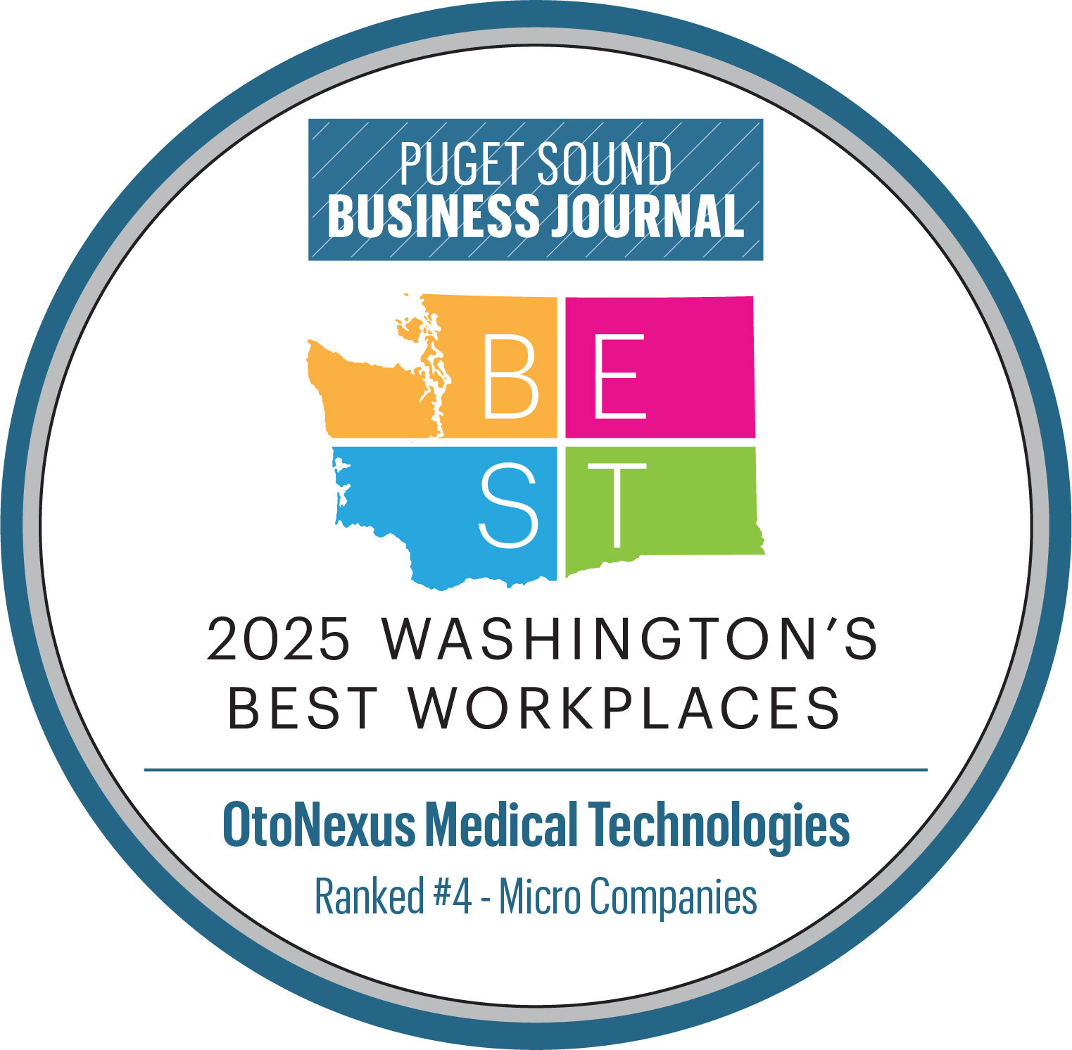 OtoNexus Medical Technologies Achieves Top Ranking in Workplace Awards