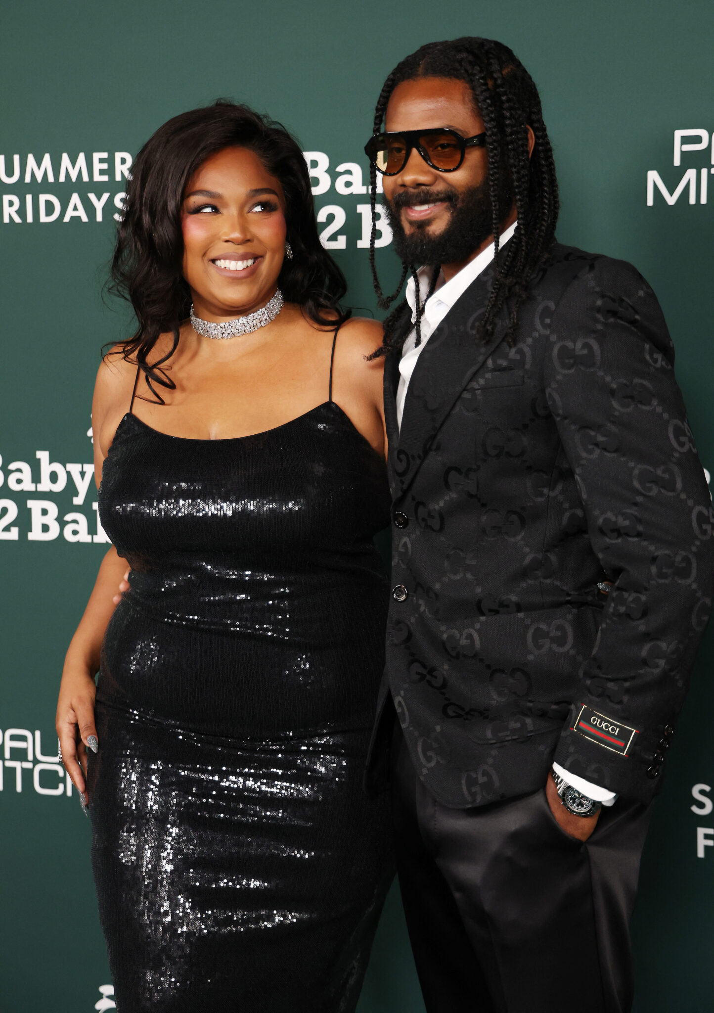 Lizzo Dazzles with Myke Wright at 2025 Baby2Baby Gala