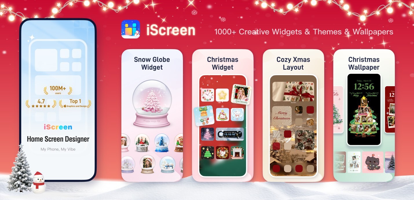iScreen Unveils Festive Snow Globe Widget in Holiday Update