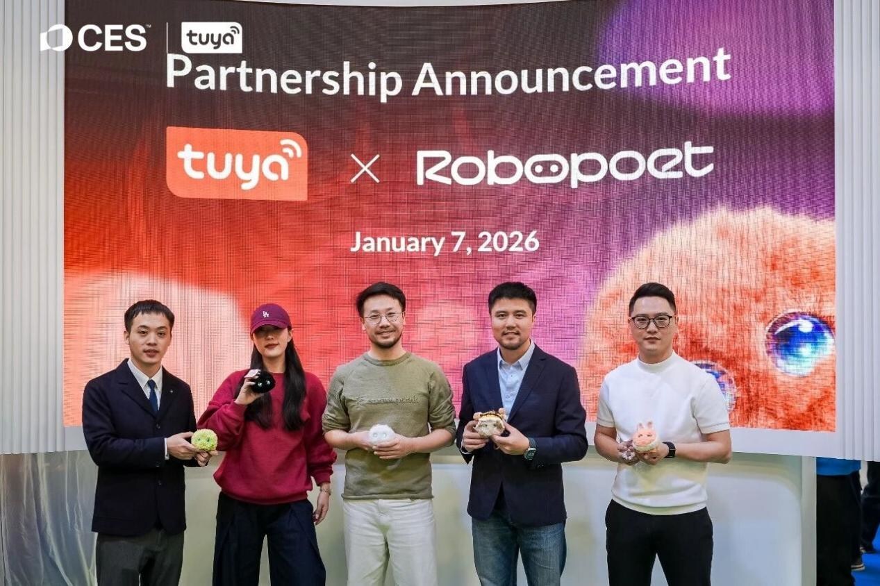 Tuya Smart Partners with Robopoet to Launch Mobile AI Companion
